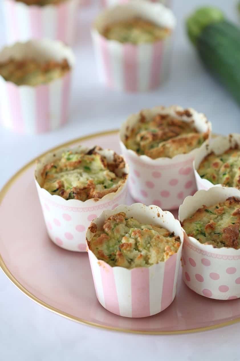 Almond Flour Zucchini Muffins