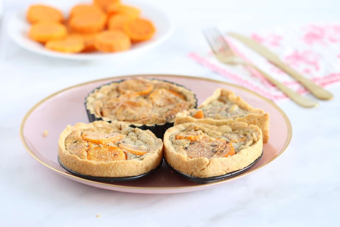 Sweet Potato Tartlets (Mini Quiches)