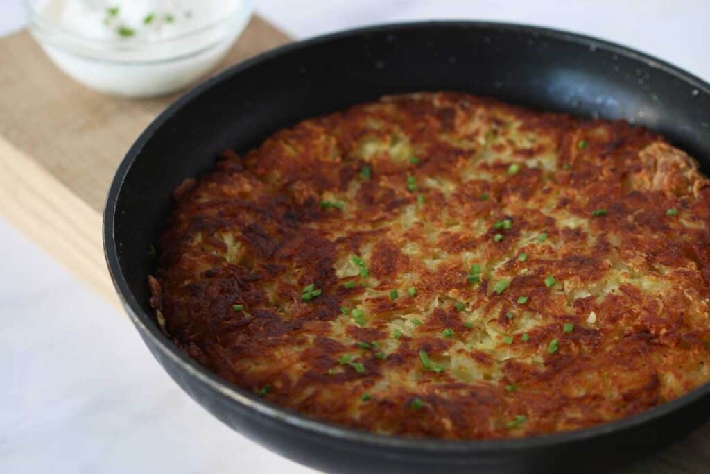 One Large Skillet Latke