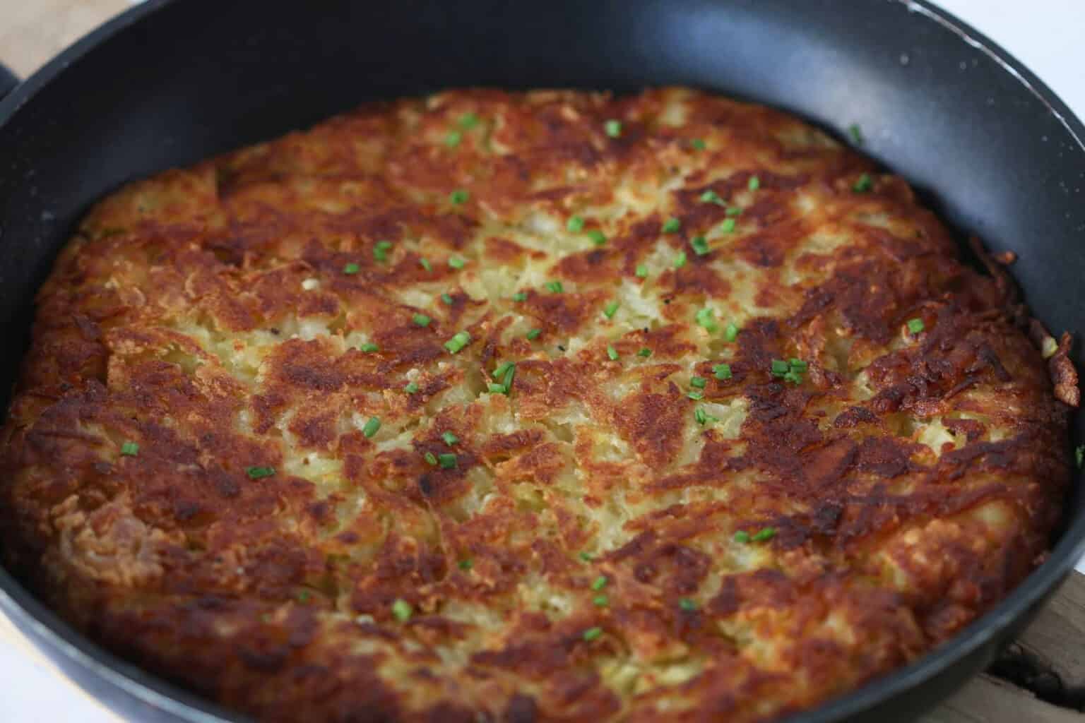 One Large Skillet Latke